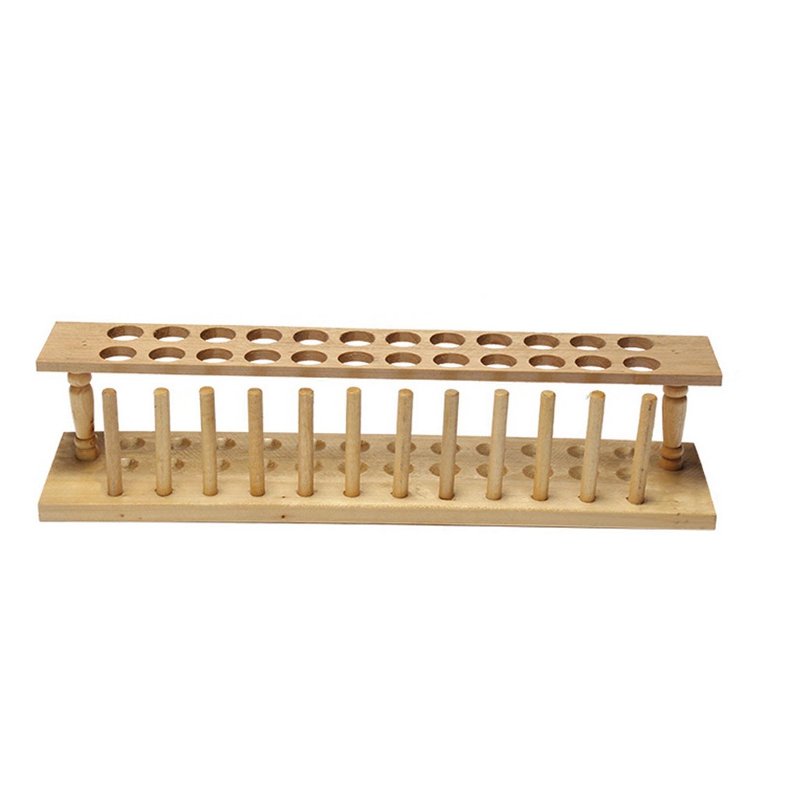 24 Holes 22mm Hole Diameter Lab Wooden Test Tube S... – Grandado
