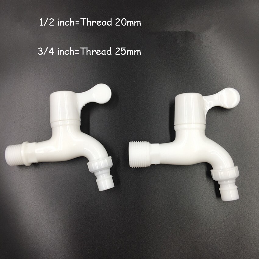 1/2 Of 3/4 Inch Pvc Bibcocks Muur Gemonteerde Witt... – Vicedeal