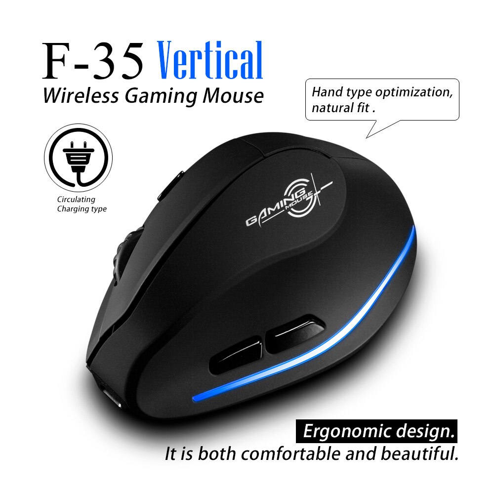 Zelotes-Ratón F-35 inalámbrico recargable, disposi... – Grandado