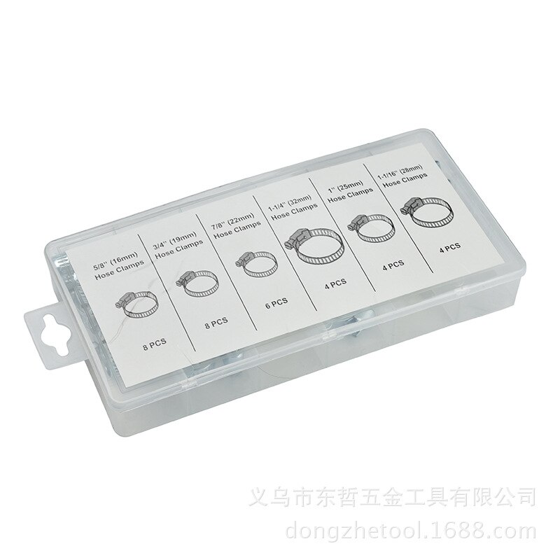 of 34 PCS carbon steel galvanized hose hoop Kit – Grandado