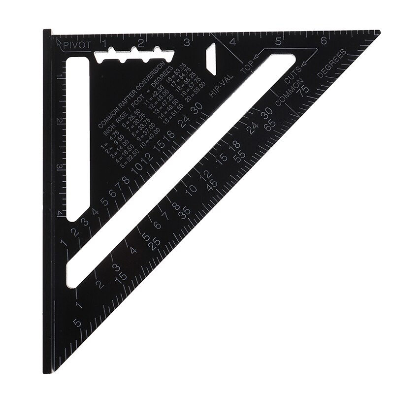 7'' Aluminum Alloy Triangle Angle Protractor Speed... – Vicedeal