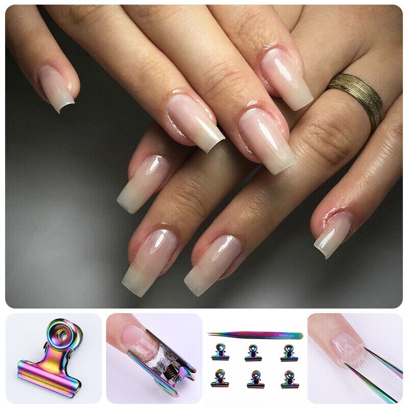Bright color C curve nail pinching expansion techn... – Grandado