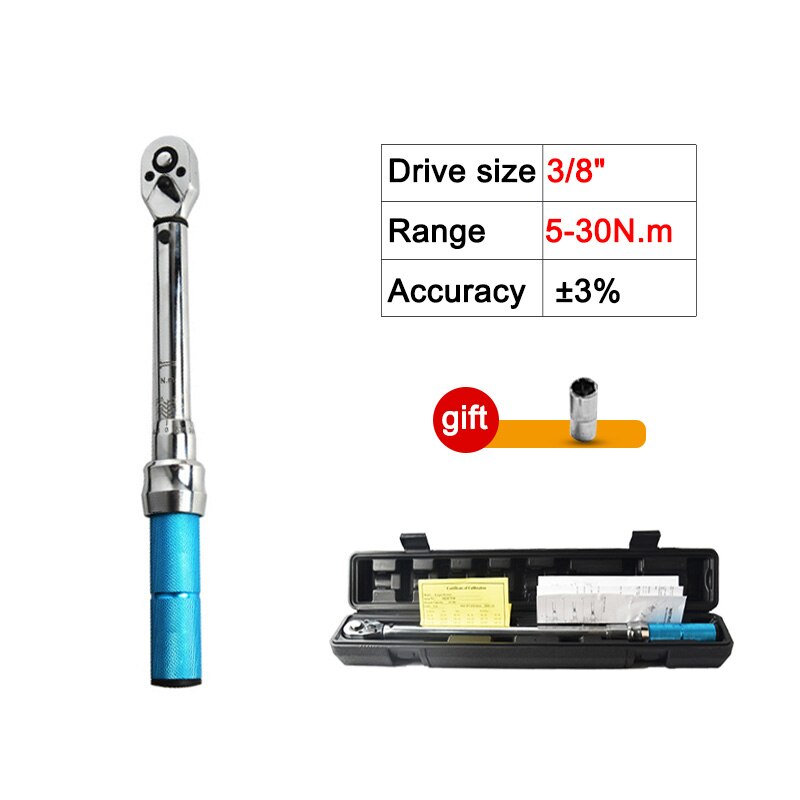 3/8 5-30N.m 5-60N.m Preset Torque Wrench chrome Ha... – Grandado