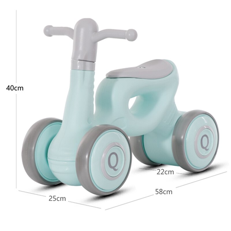 ALWAYSME Baby Walker Balance Bike With 4 Wheels Fo... – Grandado