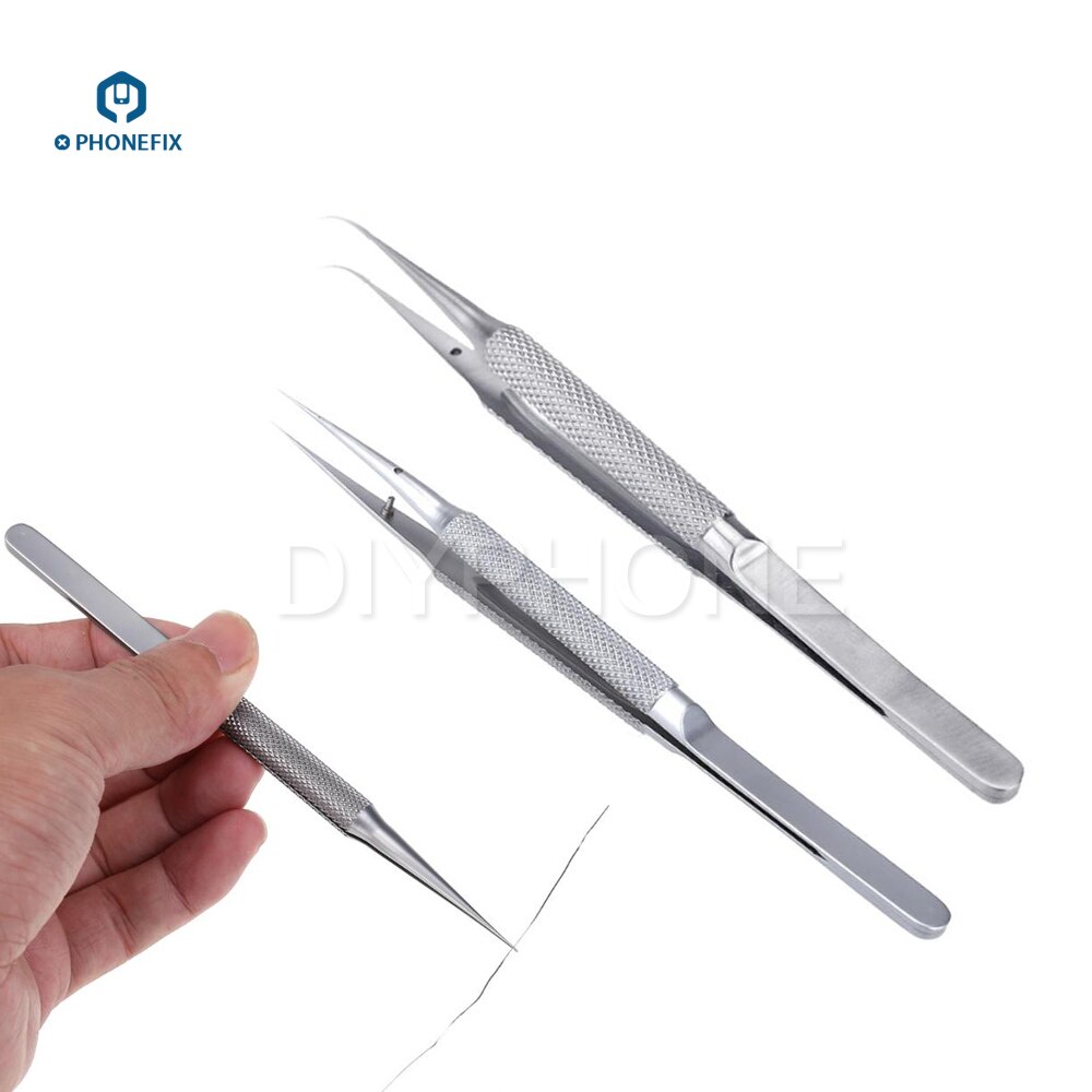 Precision Titanium Alloy Tweezers Stainless Steel ... – Grandado