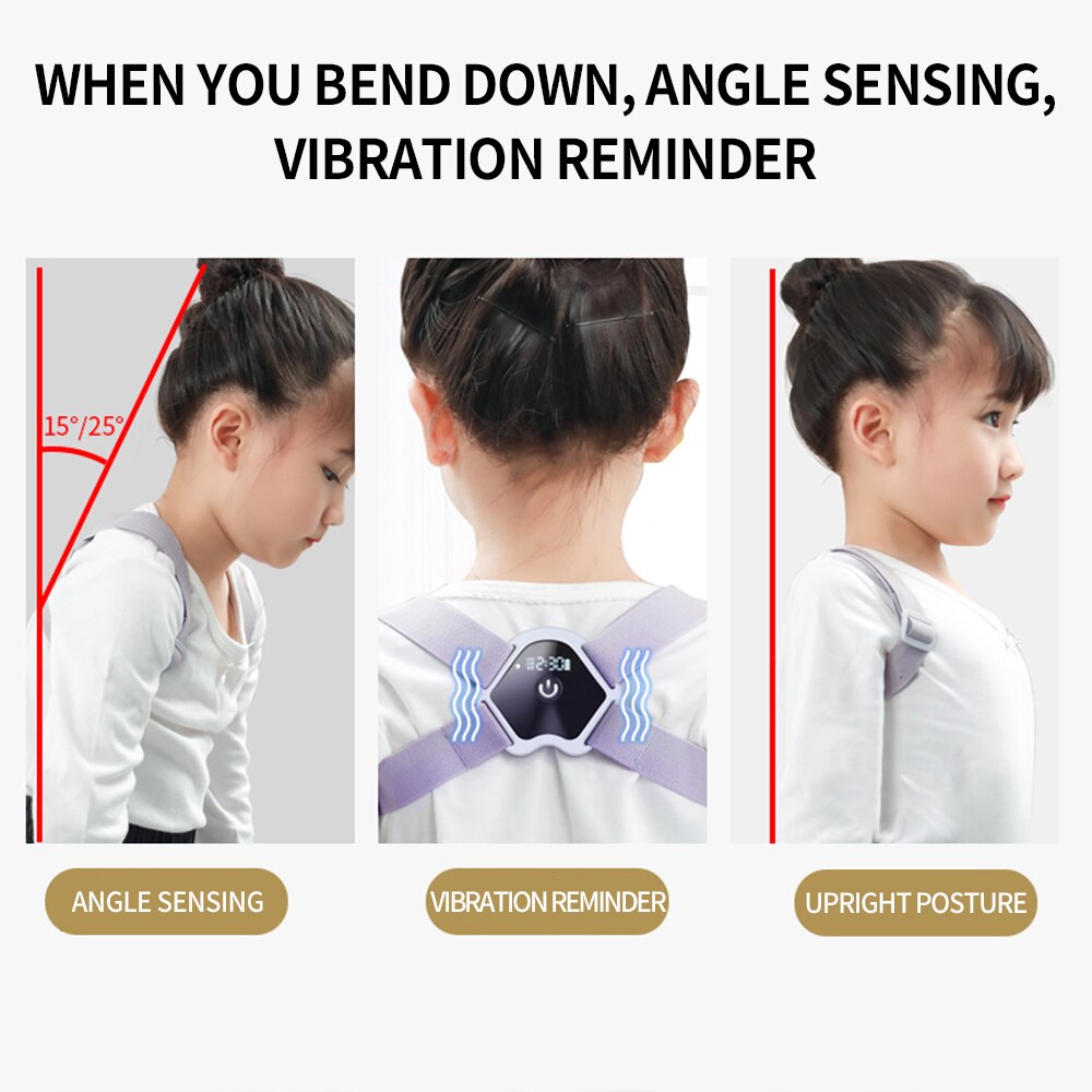 LCD Display Smart Posture Corrector Back Posture T... – Grandado