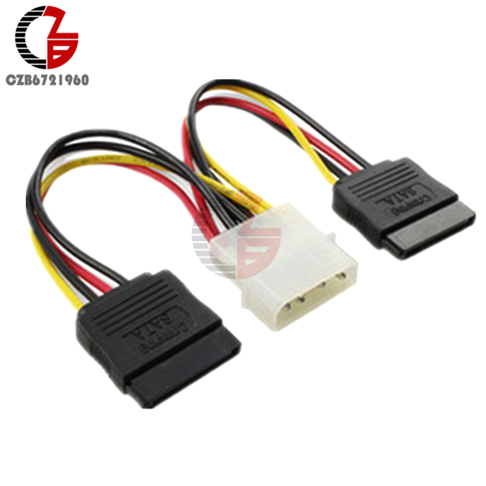 4 Pin IDE Molex zu 2 Serial ATA SATA Y Splitter Du... – Vicedeal