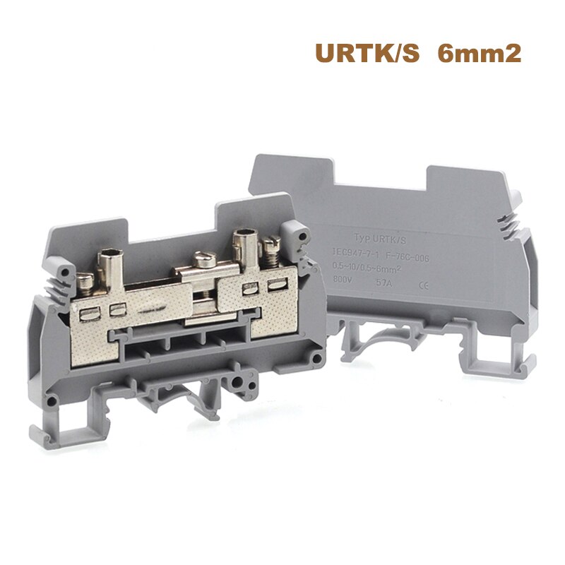 2Pcs Din Rail Current Test Screw Terminal Blocks U... – Grandado