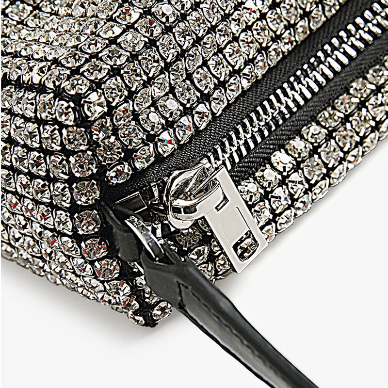 Diamond Hobo Bag Luxury Handbag PU Leather Women H... – Grandado