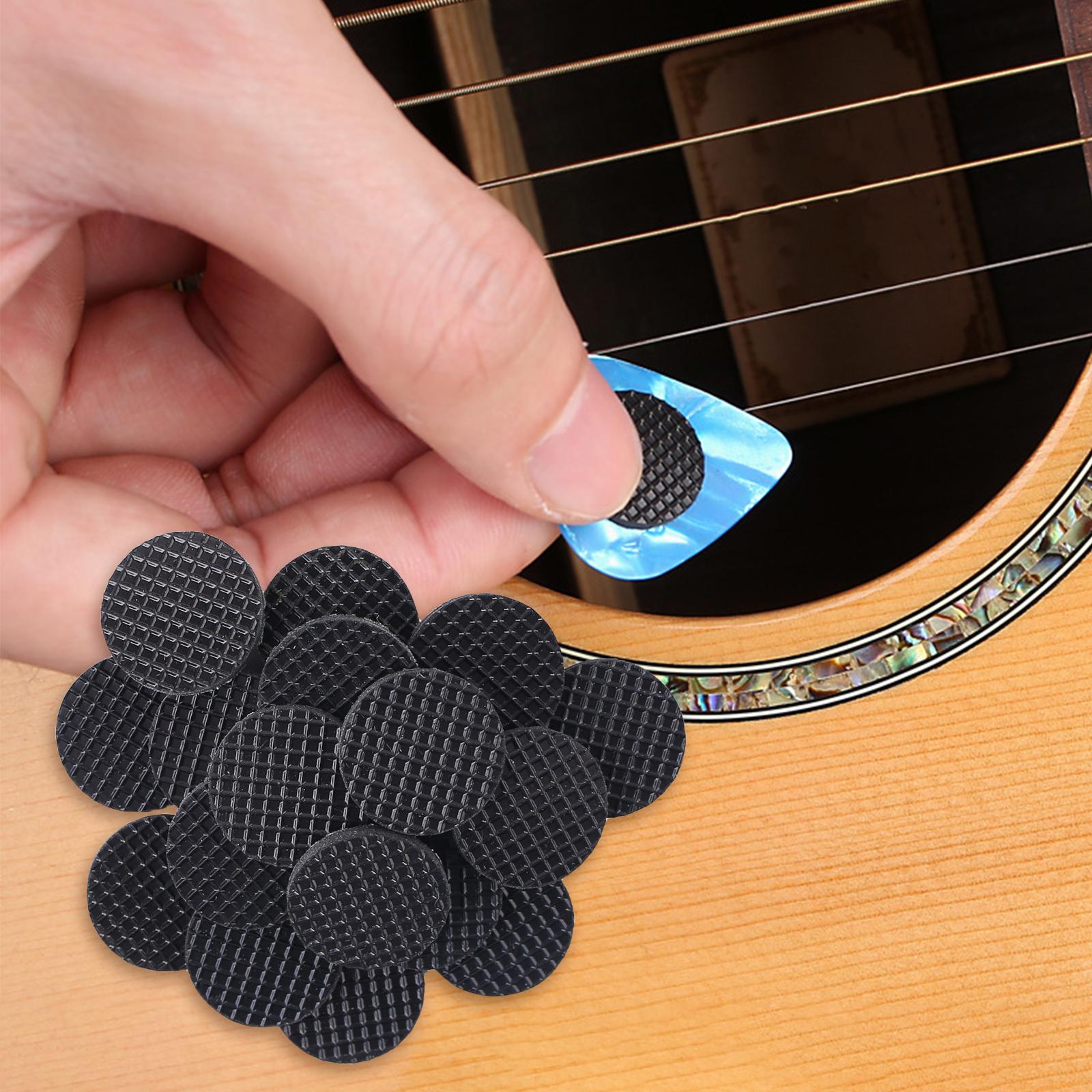 20x Rubber Guitar Picks Grips, Guitar Picks Parts ... – Vicedeal