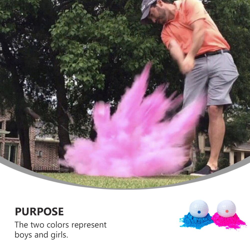 2Pcs Birthday Gender Reveal Smoke Powder Balls Ban... – Grandado