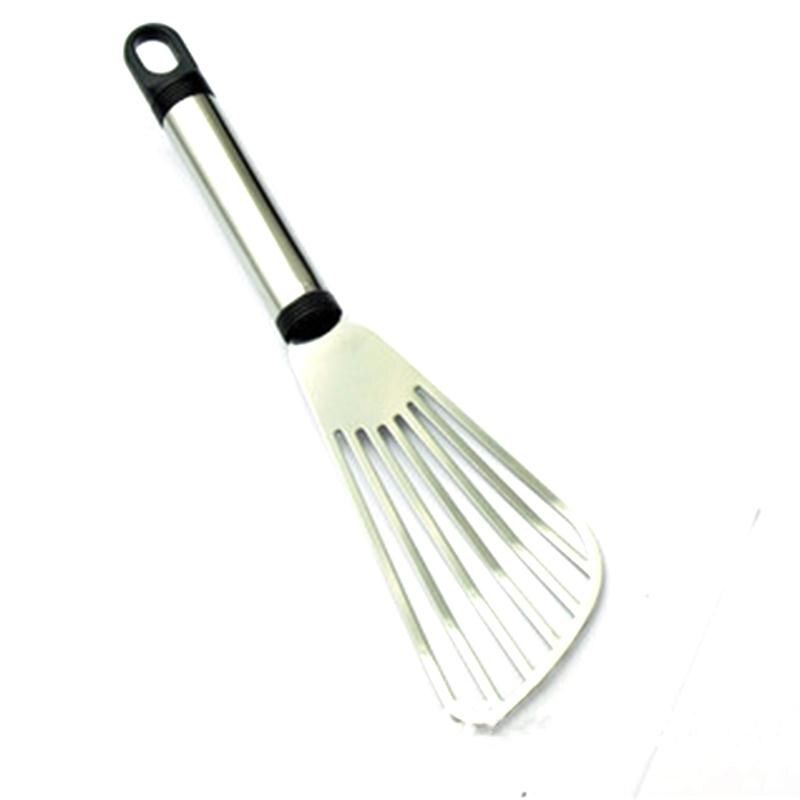 Stainless Steel Flat Fish Slice Frying Spatula Sho... – Grandado