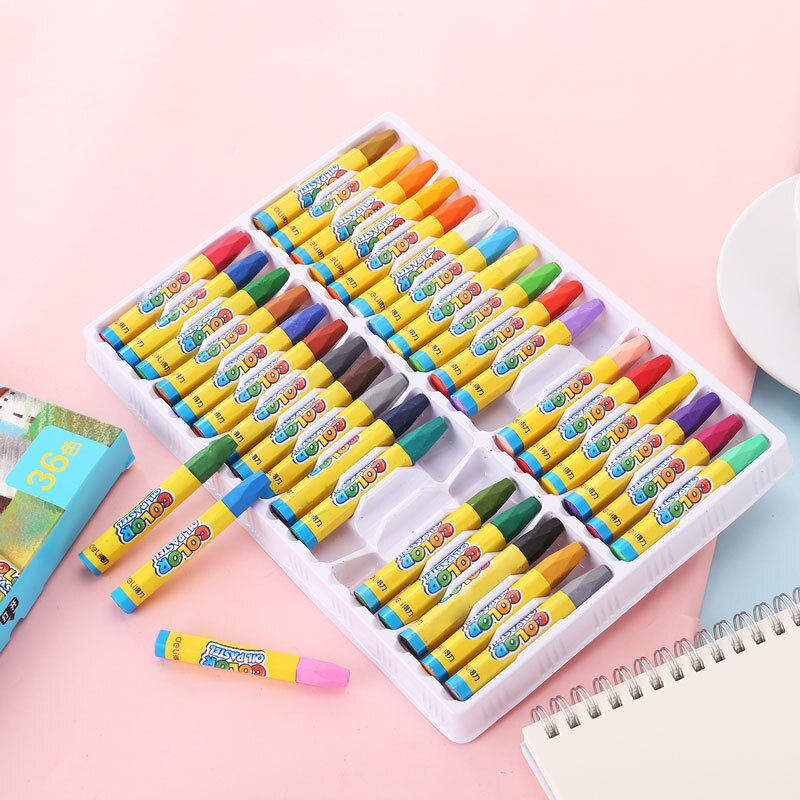 Coloring crayons set for kids 36 colors set art sc... – Grandado