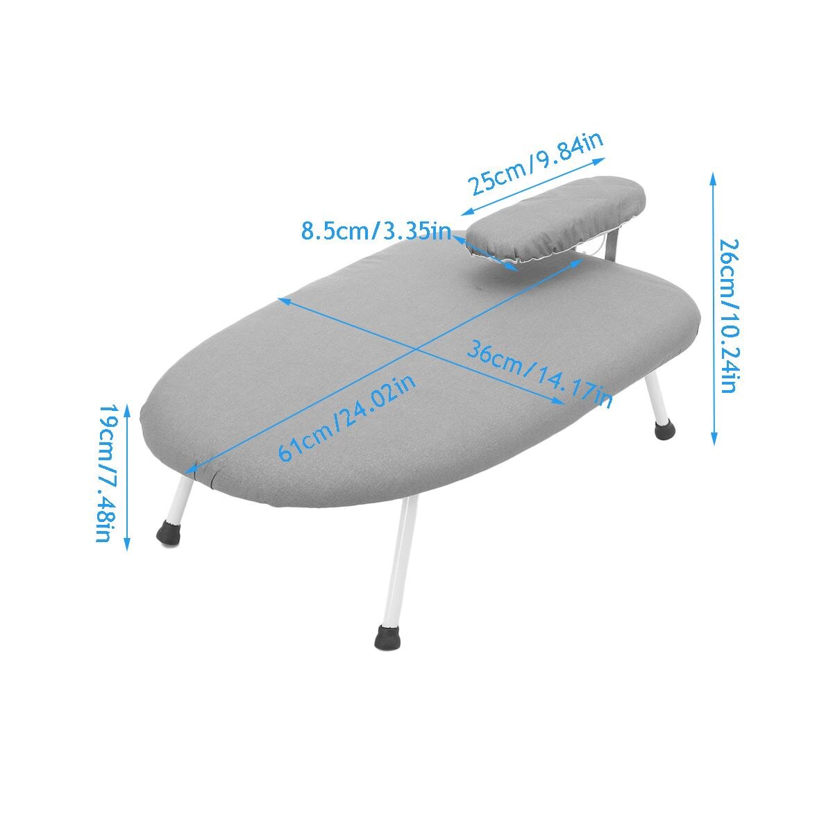 Folding Sleeve Ironing Board Table Standing Househ... – Grandado
