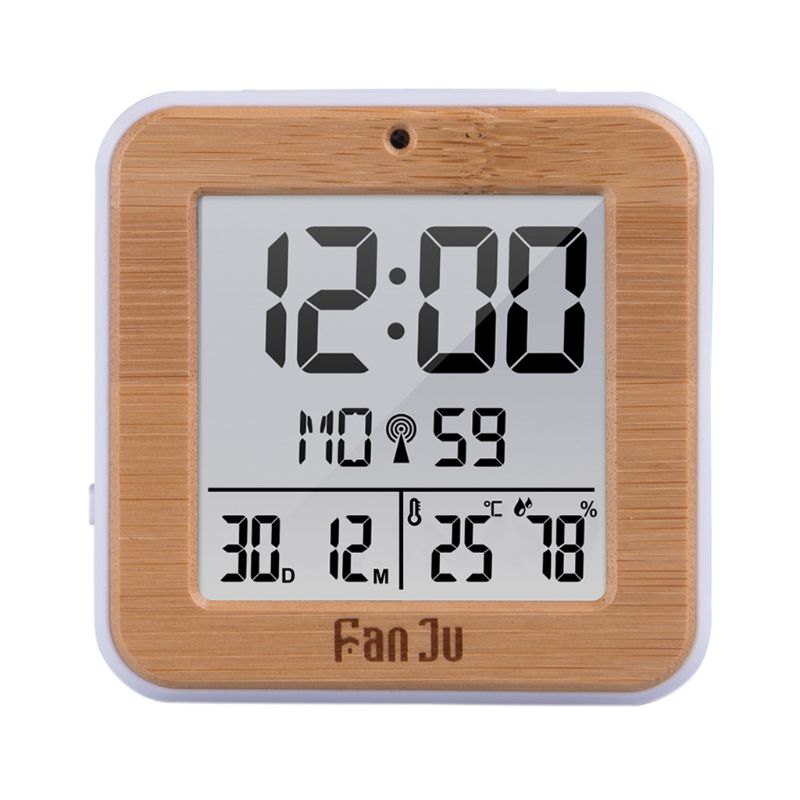 Dcf Radio Controlled Digital Dual Alarm Clock Ther Vicedeal