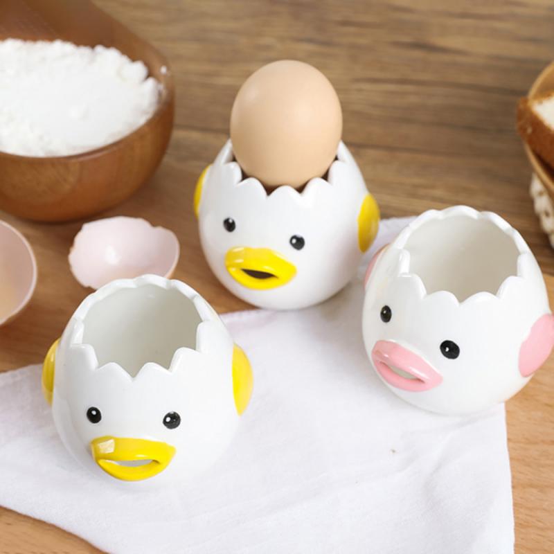 Cartoon Ceramic Chicken Shape Yolk Separator Prote... – Vicedeal
