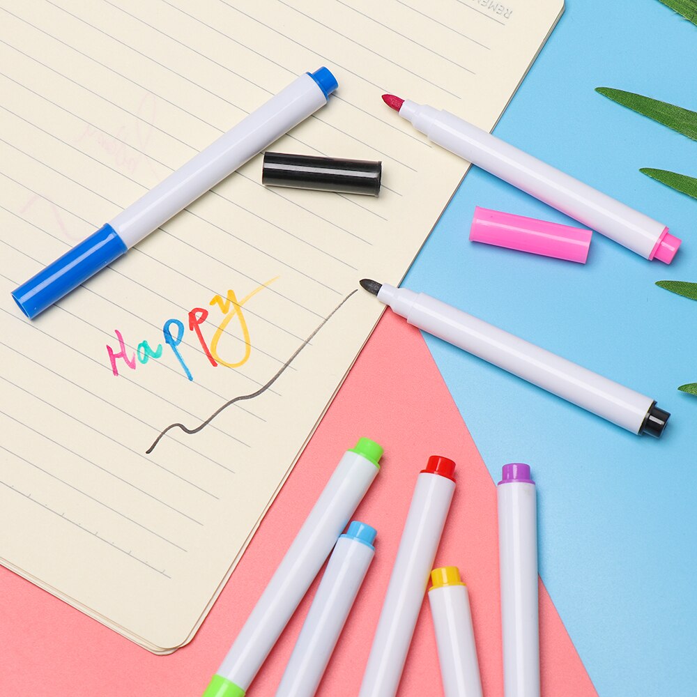 3 PCs Erasable Markers Magnetic Whiteboard Pen Col... – Grandado