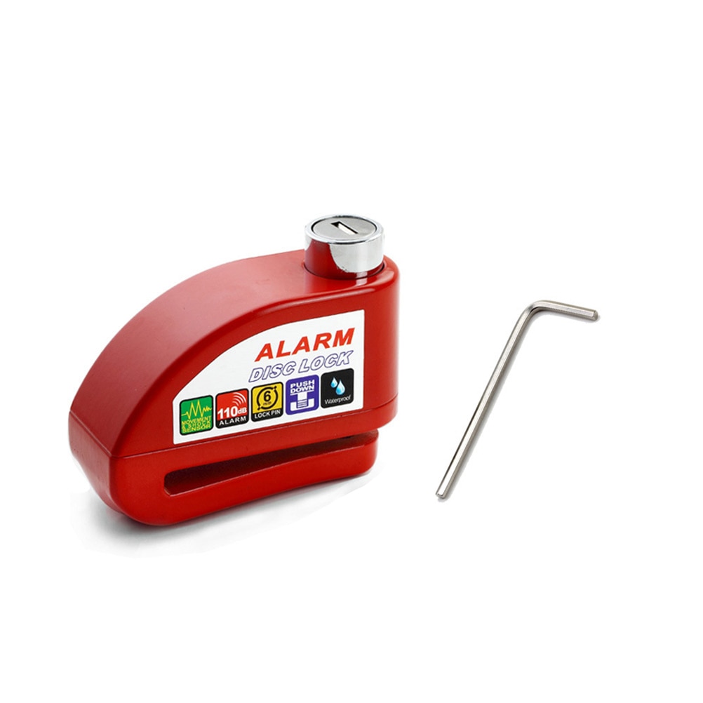Alarm Disc Lock Waterdicht Motorfiets Anti-Diefsta... – Grandado