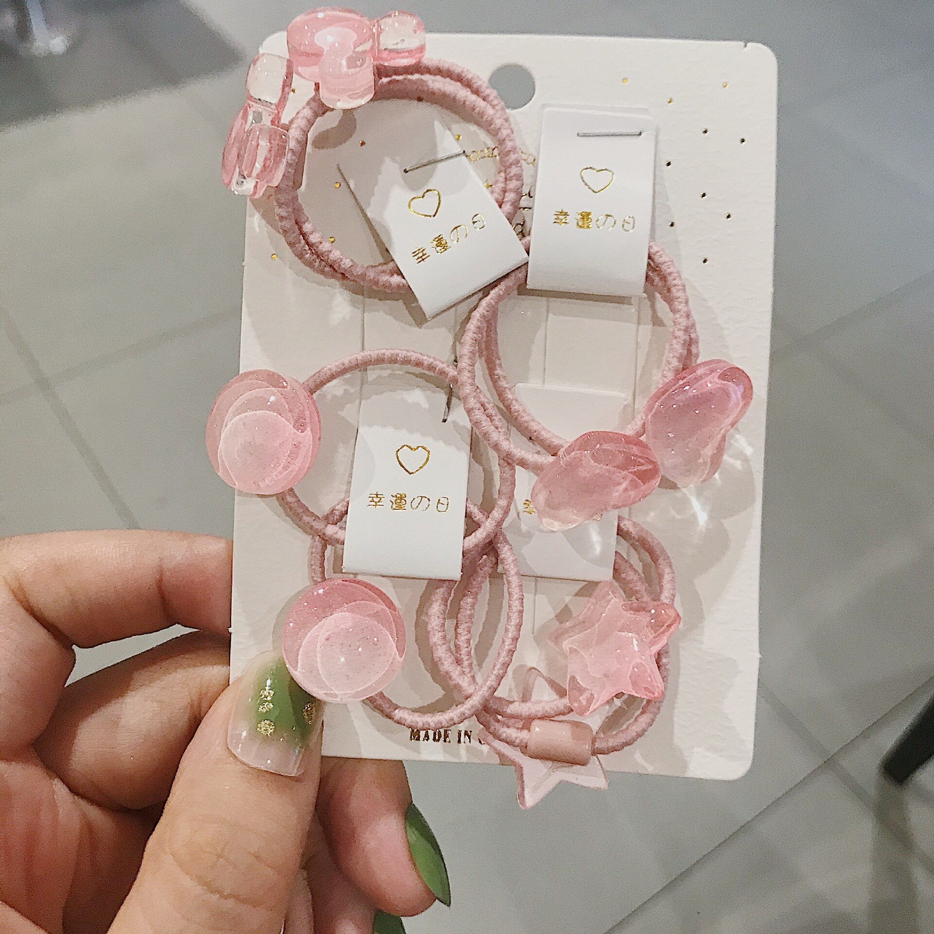 8 Uds accesorios cabello niñas-lazos de nailon elá... – Grandado