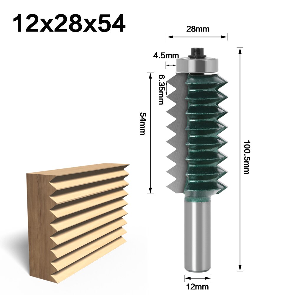 1PC 12MM Shank Milling Cutter Wood Carving Raised ... – Grandado