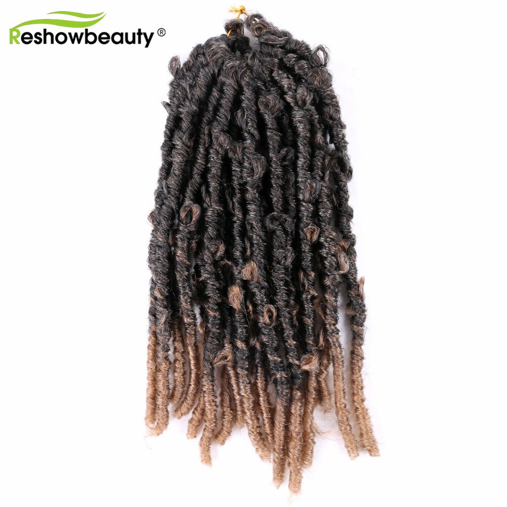 Butterfly Locs Crochet Synthetic Braiding Hair Ext... – Grandado