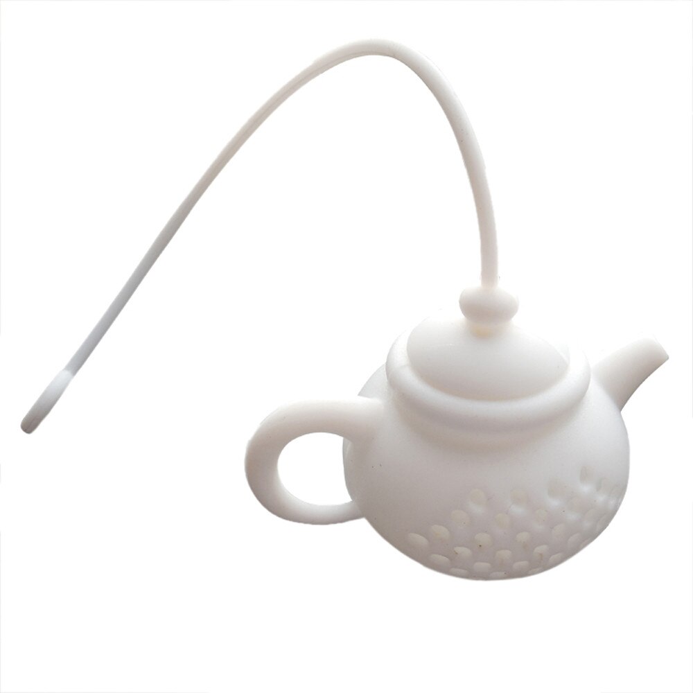 Teapot-Shape Tea Infuser Strainer Silicone Tea Bag... – Vicedeal