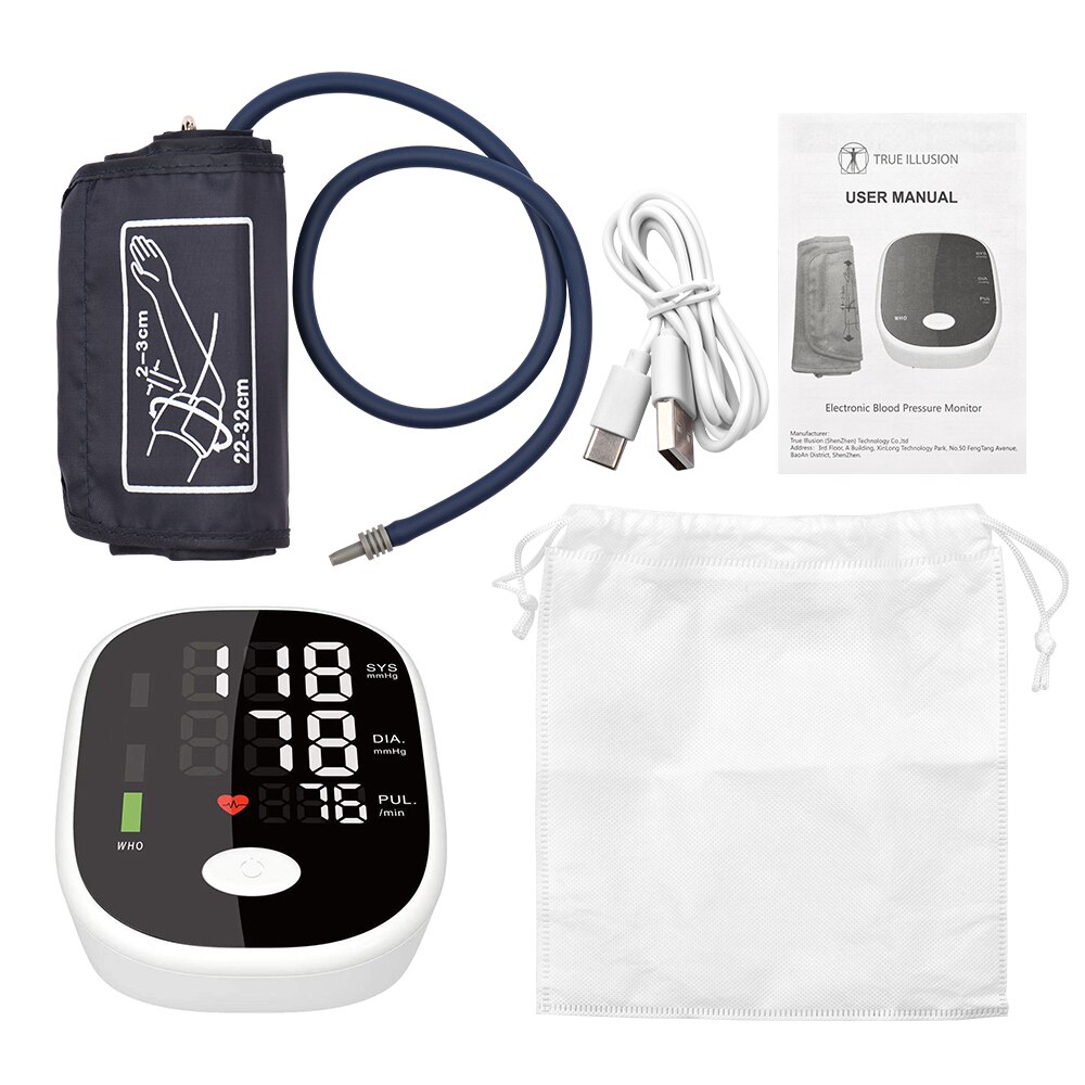 Arm Blood Pressure Monitor Blood Pressure & Pu... – Grandado