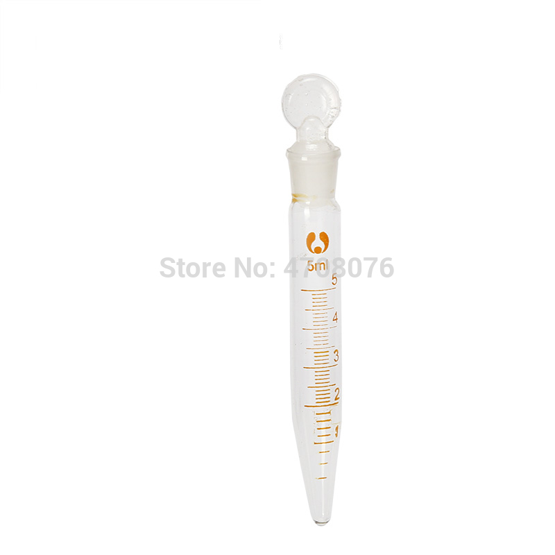 Glass graduated centrifuge tube with stopper Centr... – Grandado