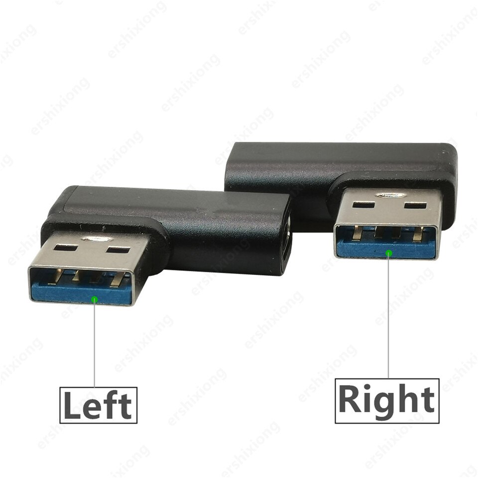 Usb c hun til usb 3.0 han retvinklet 90 graders ad... – Grandado