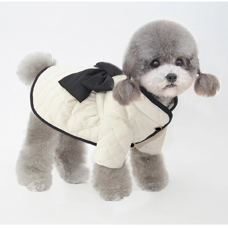 Dog Clothes Winter Pet Luxury Dress Jacket Coat Sm... – Grandado