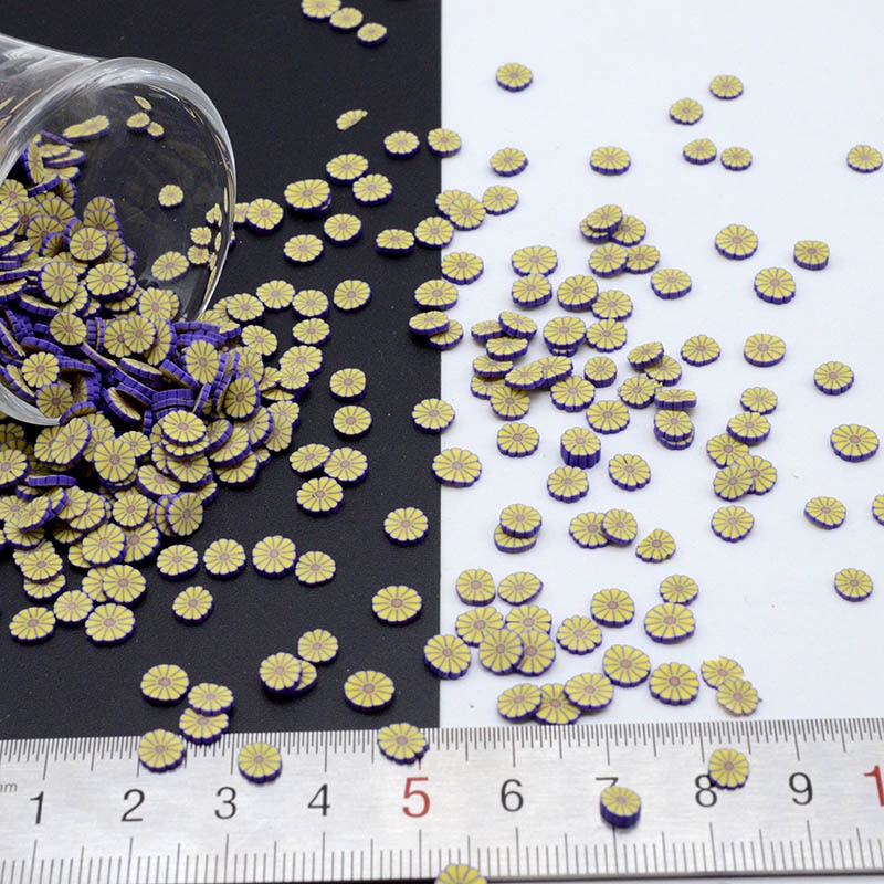 10g/lot Polymer Clay Sunflower Sprinkles Lovely co... – Grandado