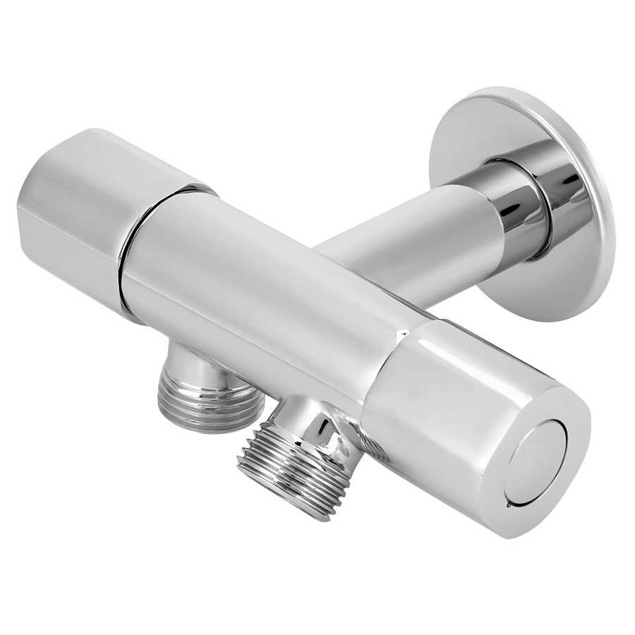 G1/2" Thread Brass Angle Valve 1 Inlet 2 Outlet Wa... – Grandado