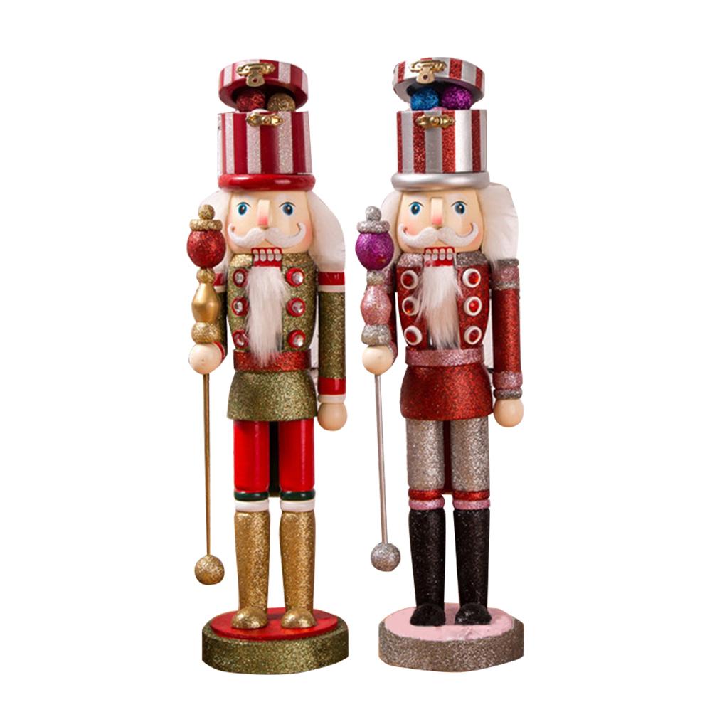 Nutcrack Christmas Wooden Nutcracker Doll Nutcrack... – Vicedeal