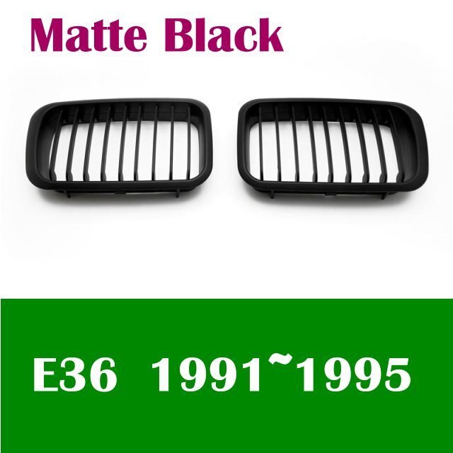 DASH ABS Matte Black Front Grille For BMW E36 1991... – Vicedeal