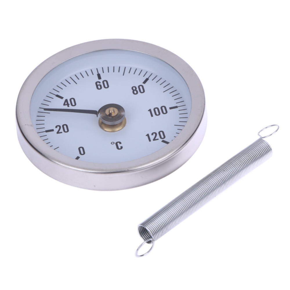0-120 Degree 63mm Dial Thermometer Bimetal Stainle... – Vicedeal