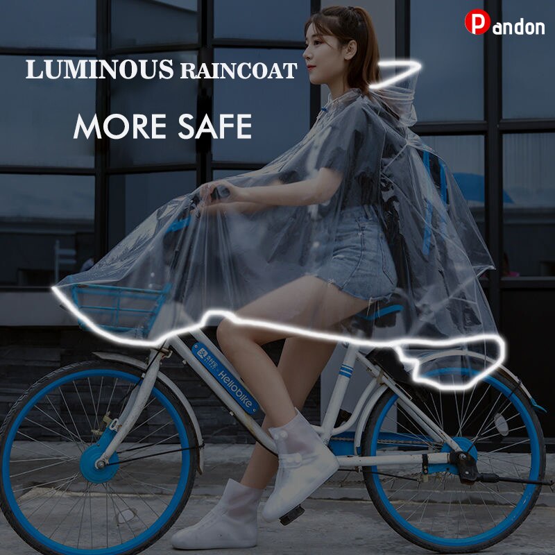 Mens Womens Cycling Bicycle Bike Raincoat Rain Cap... – Grandado