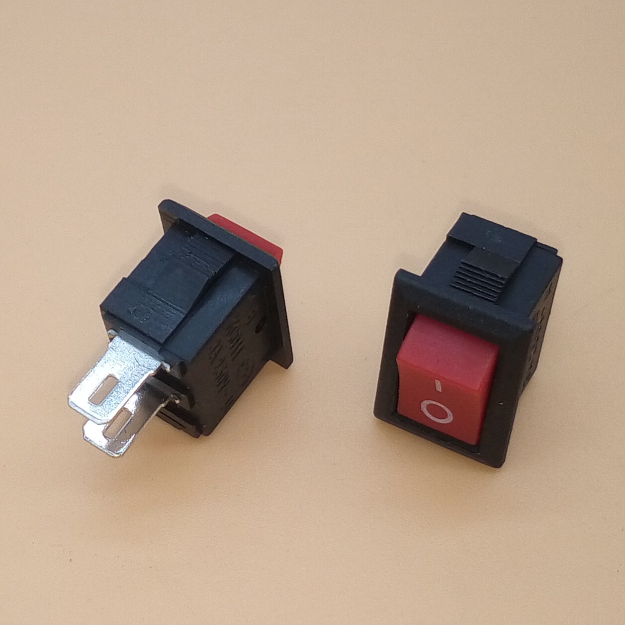 10 Pcs Mini Boot Rocker Switch 2 Pin Aan-uit Schak... – Vicedeal