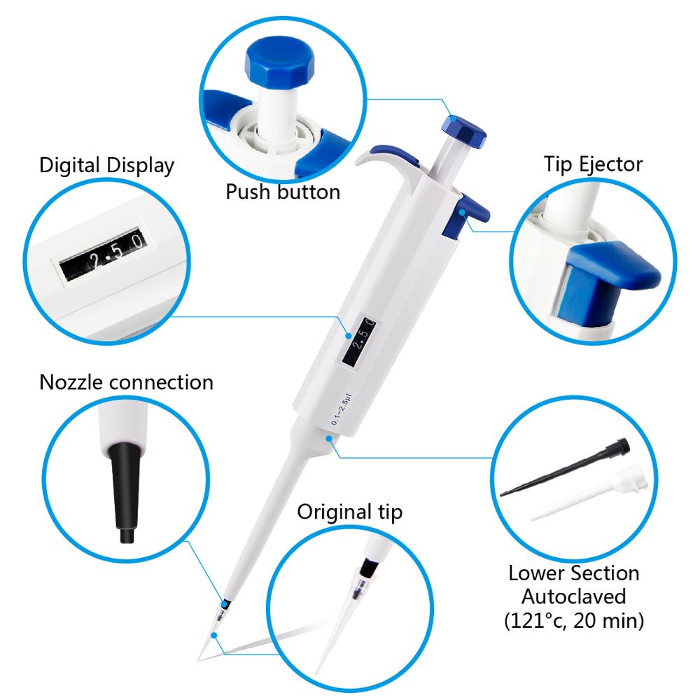 FOURE'S SCIENTIFIC Single Channel Pipette Adjustab... – Vicedeal