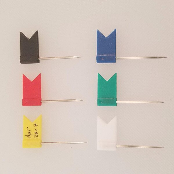 100 Pieces Map Flag Push Pins Tacks, Assorted 7 Co... – Grandado