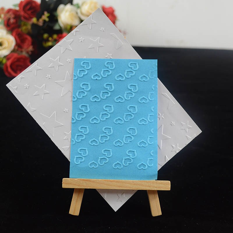 Hearts plastic embossing folder for card making st... – Vicedeal