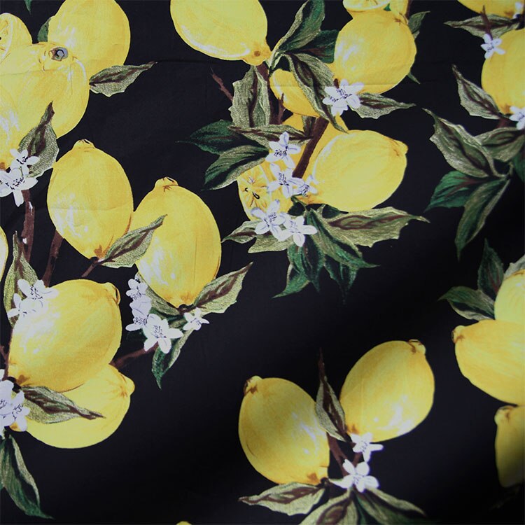 3 colors lemon vintage fabric Retro style fabric C... – Grandado