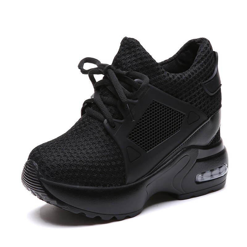 Dikke Hak Platform Schoenen Vrouwen Netto Oppervla... – Grandado