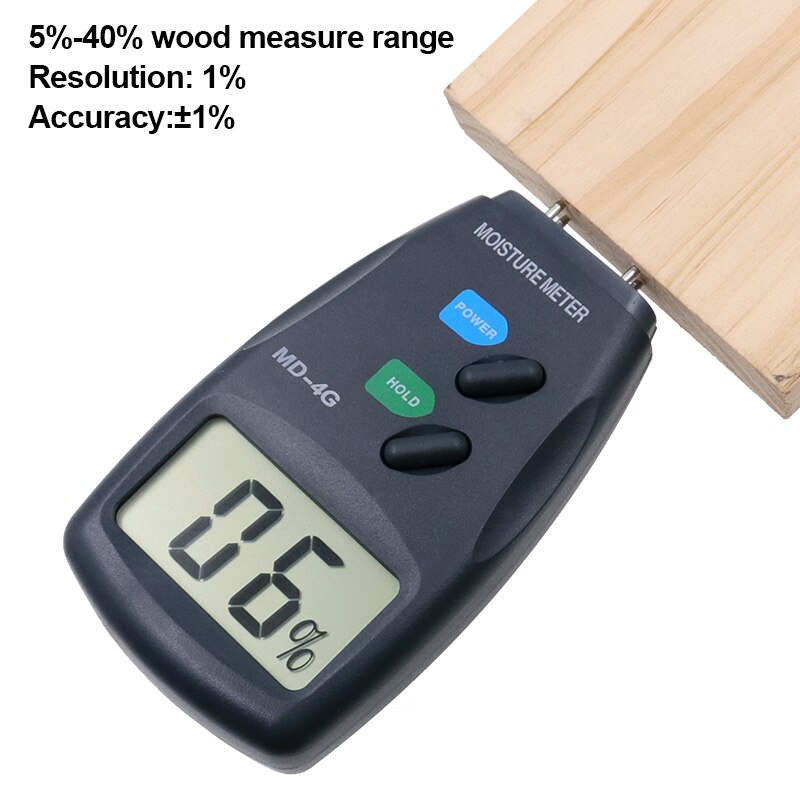 Two-pin digital wood moisture meter wood moisture ... – Vicedeal