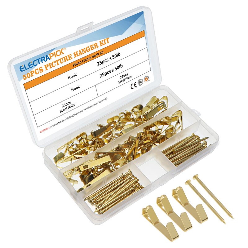 Electrapick 50Pcs Foto Haak Hanger Voor Foto Frame... – Grandado