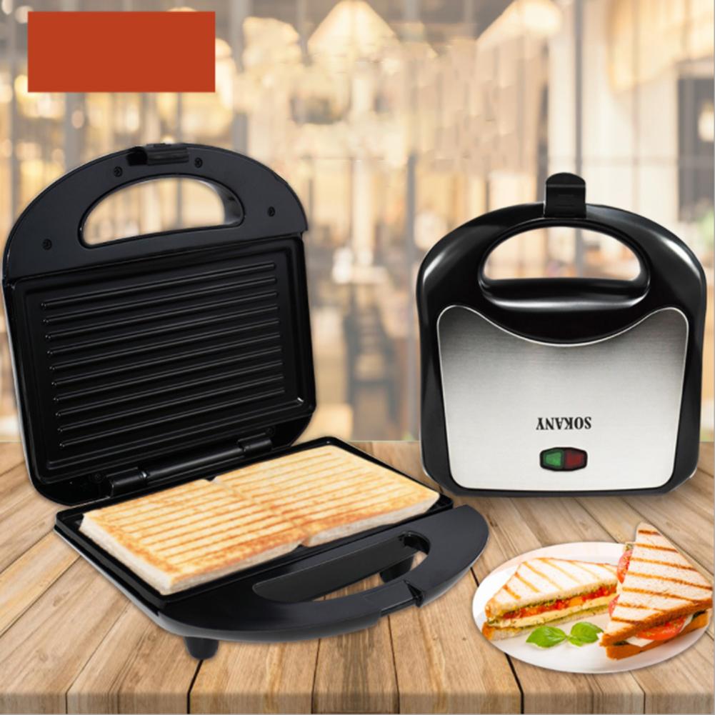 750W Electric Sandwich Maker Mini Grill Toaster Ki... – Grandado