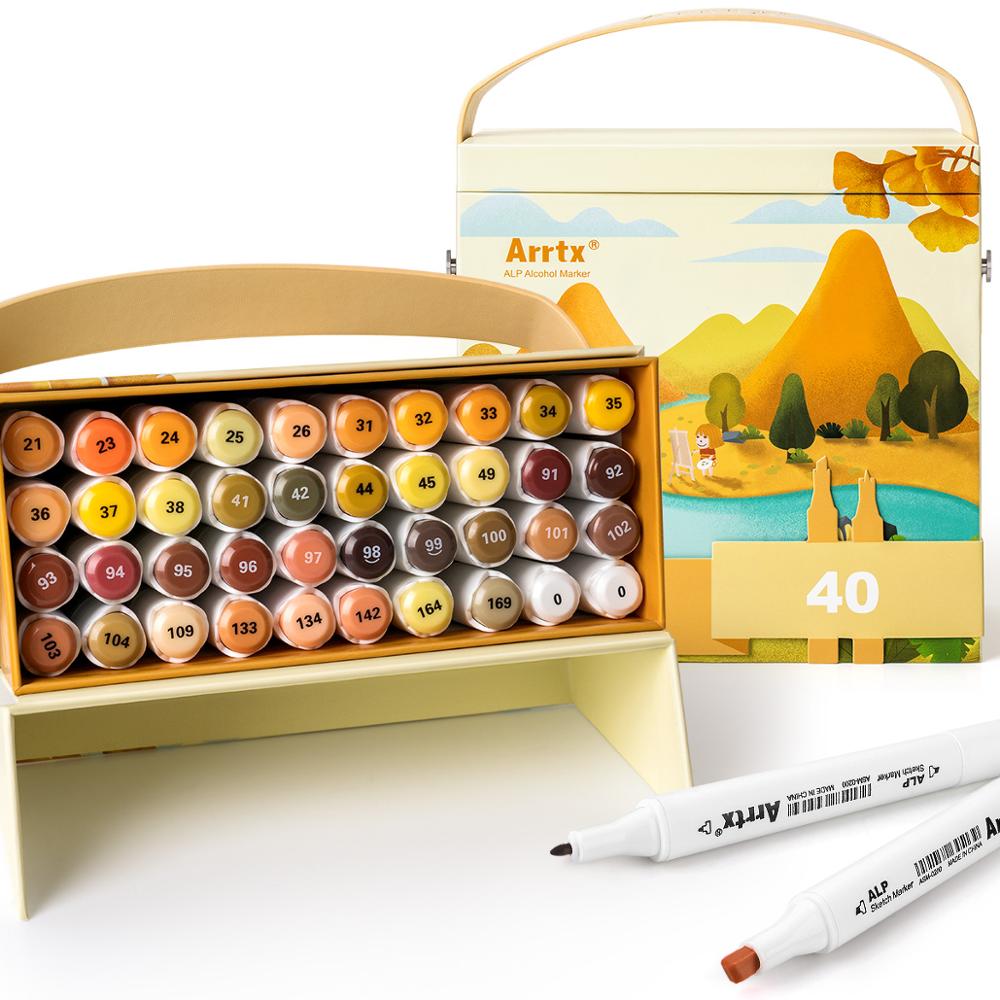 Arrtx-rotulador de Alcohol ALP de 40 colores, jueg... – Grandado Arrtx-rotulador de Alcohol ALP de 40 colores, jueg... – Grandado