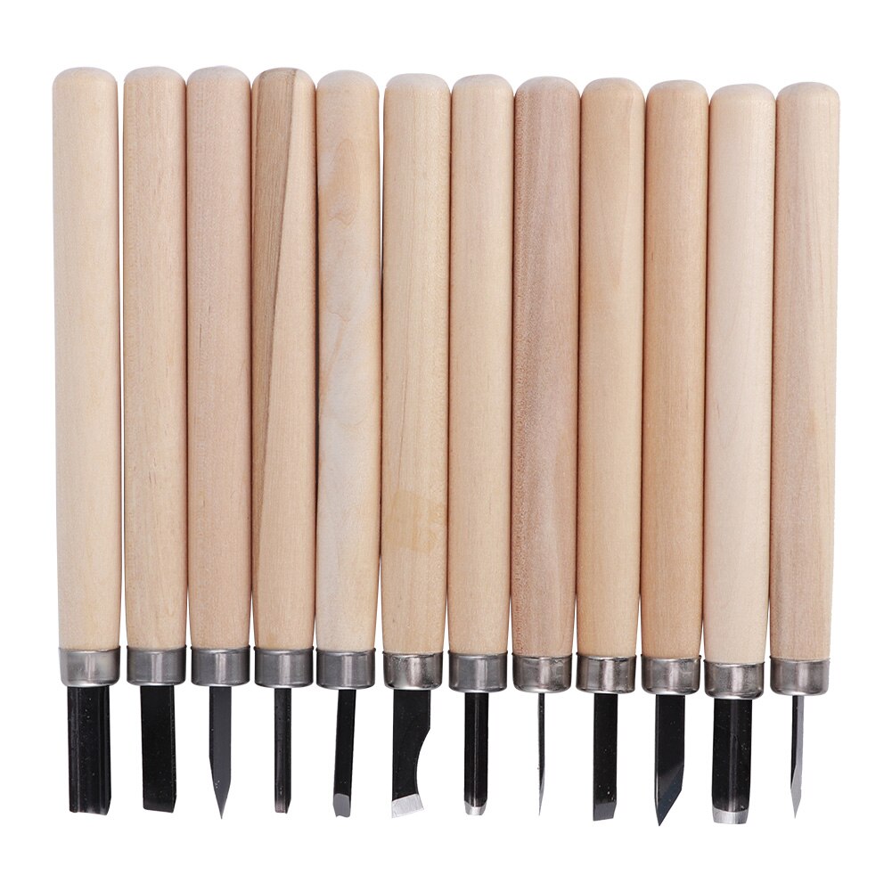12 Piece Wood Carving Tool Chisel Set Woodworking ... – Grandado