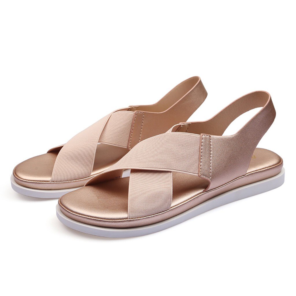 Kvinder sandaler sommer strand behagelig slip on e... – Grandado