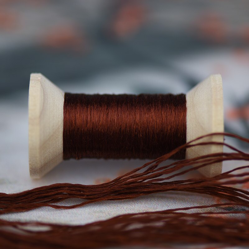 Reddish brown embroidery thread/practical mini spo... – Vicedeal