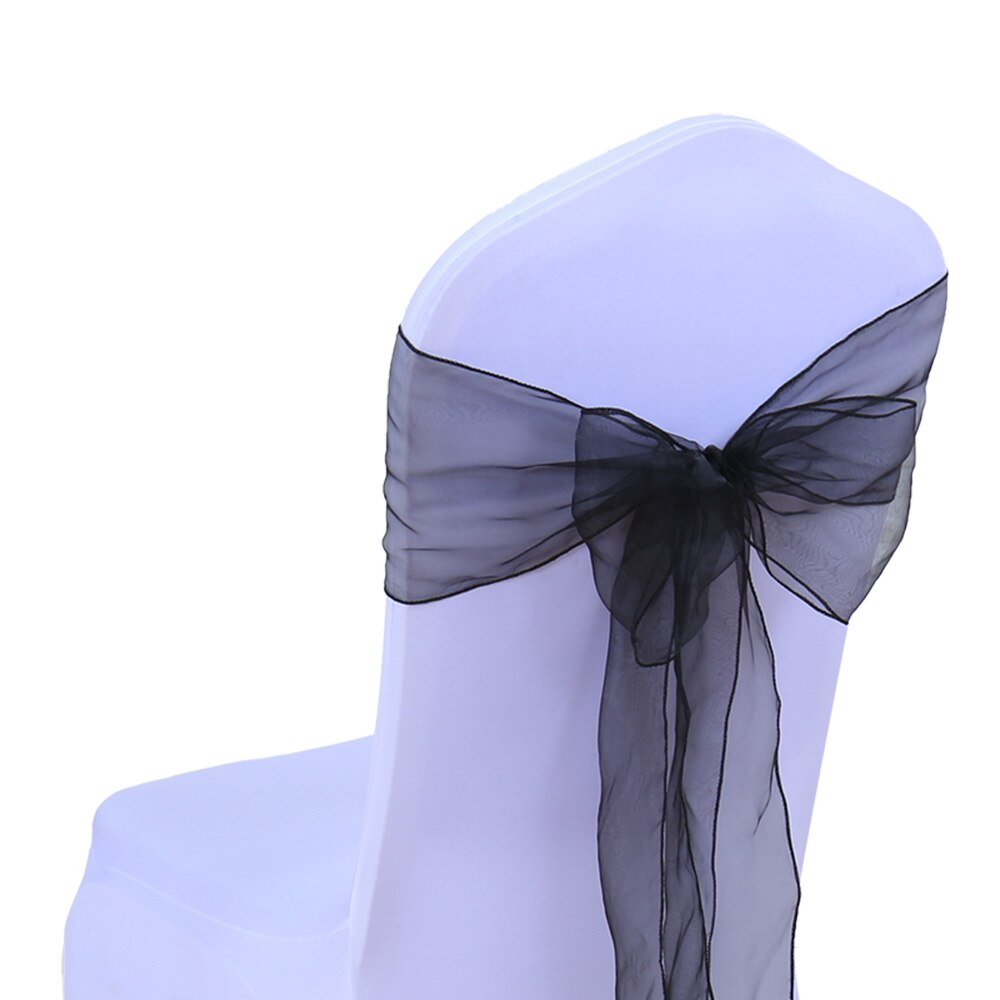 10 pc gennemsigtige organza stole sløjfer 7 x 108 ... – Grandado